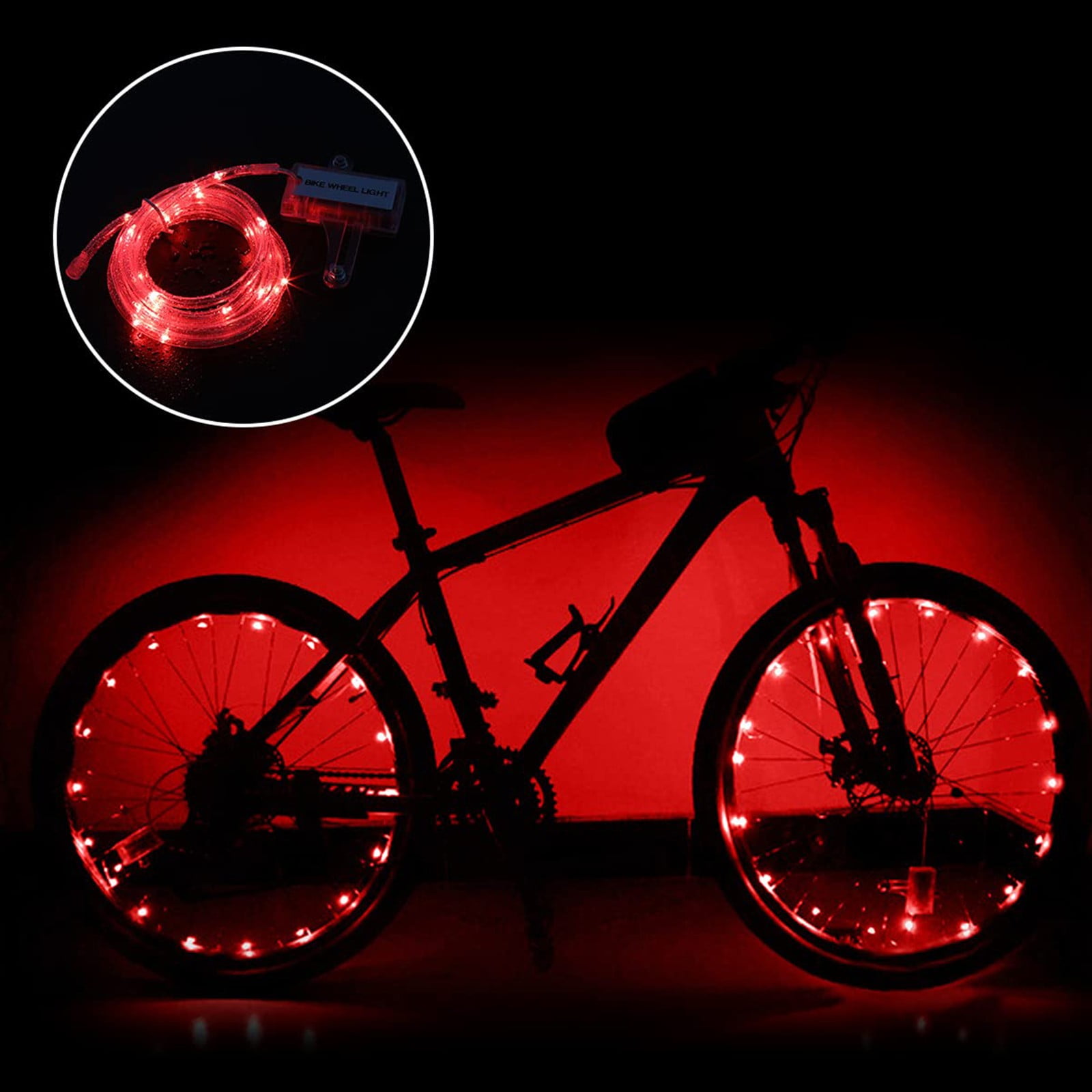 2 Tire Pack Led Bike Wheel Lights Ultra Bright Waterproof Bicycle Spoke ...
