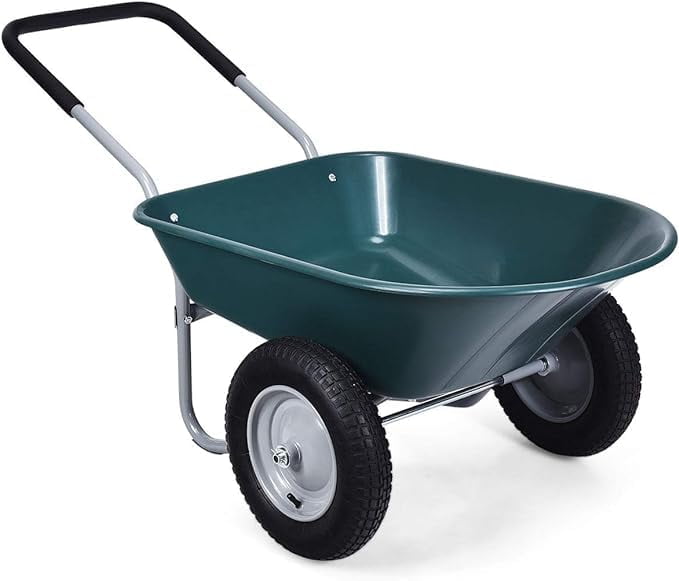 2 Tires Wheelbarrow - Walmart.com