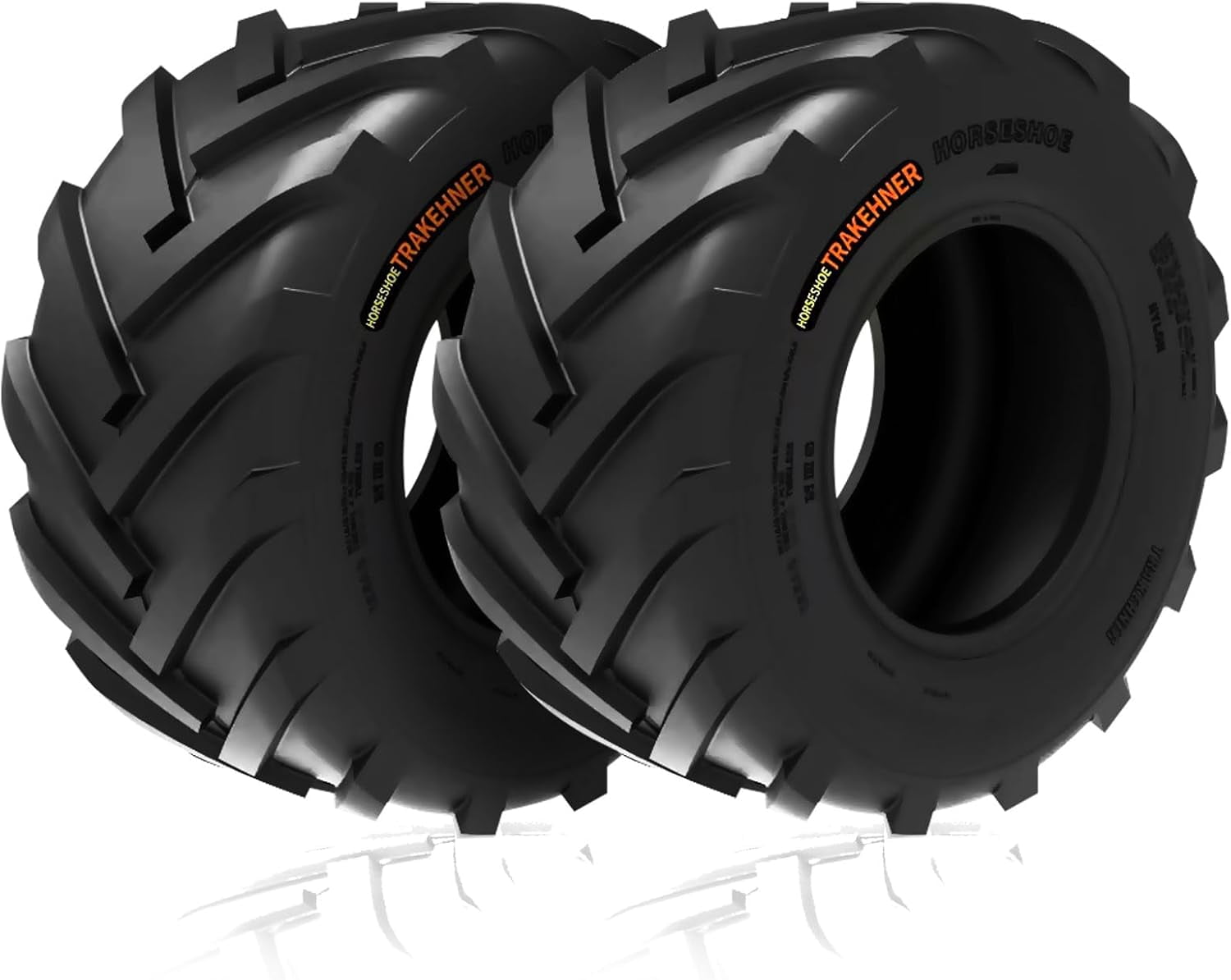 2-PC 18x9.5-8 Tractor Tires 6PR Tubeless - Commercial Mower & AG ...