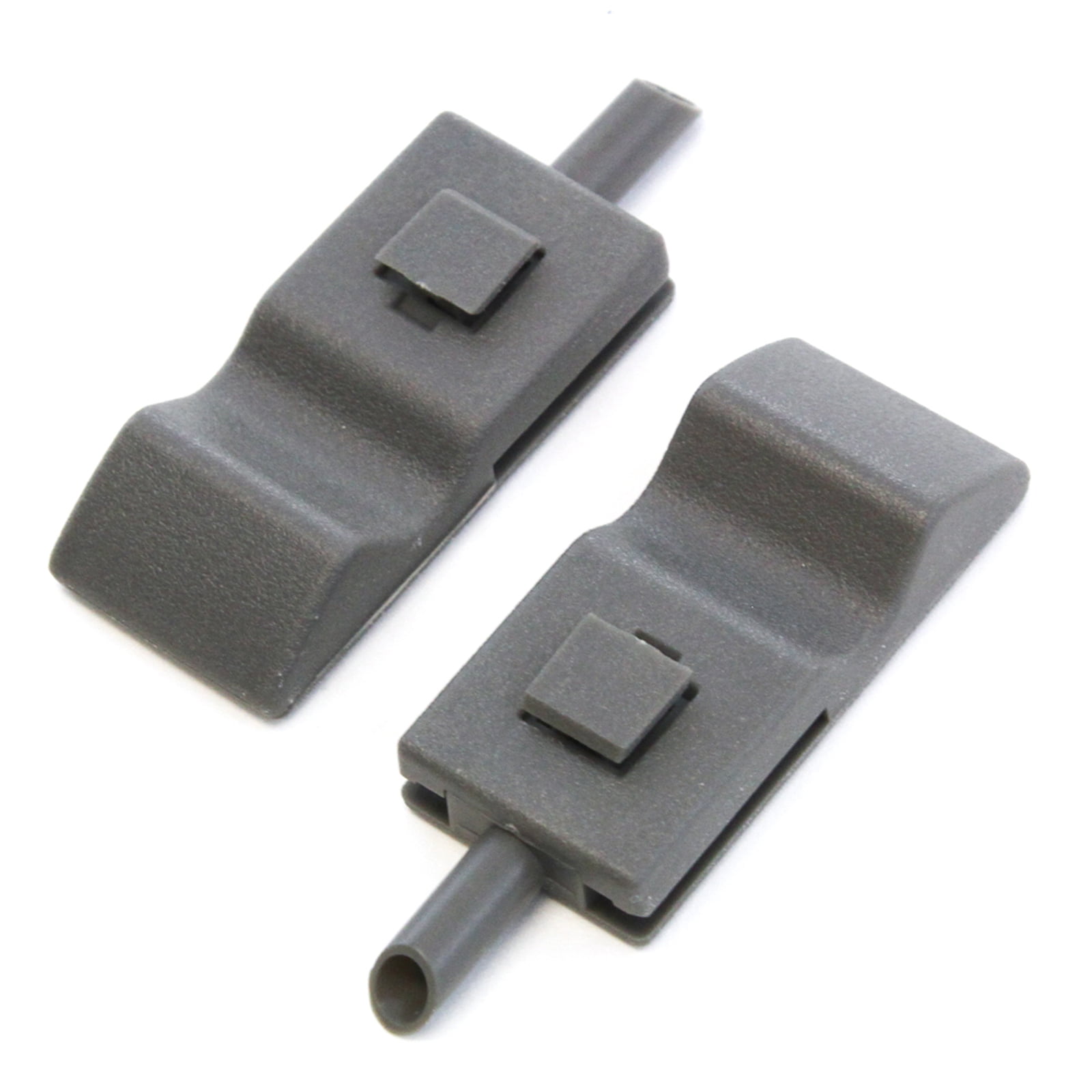 2 Titanium Grey (Very Dark Gray) Front or Rear Door Interior Lock Knobs ...