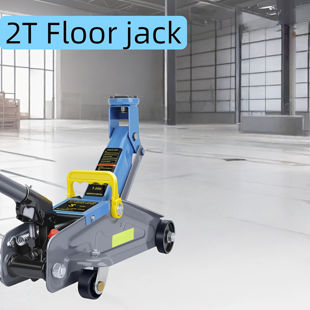 2-Ton Capacity (4400 LBS) Floor Jack with Single Piston Pump - Heavy ...