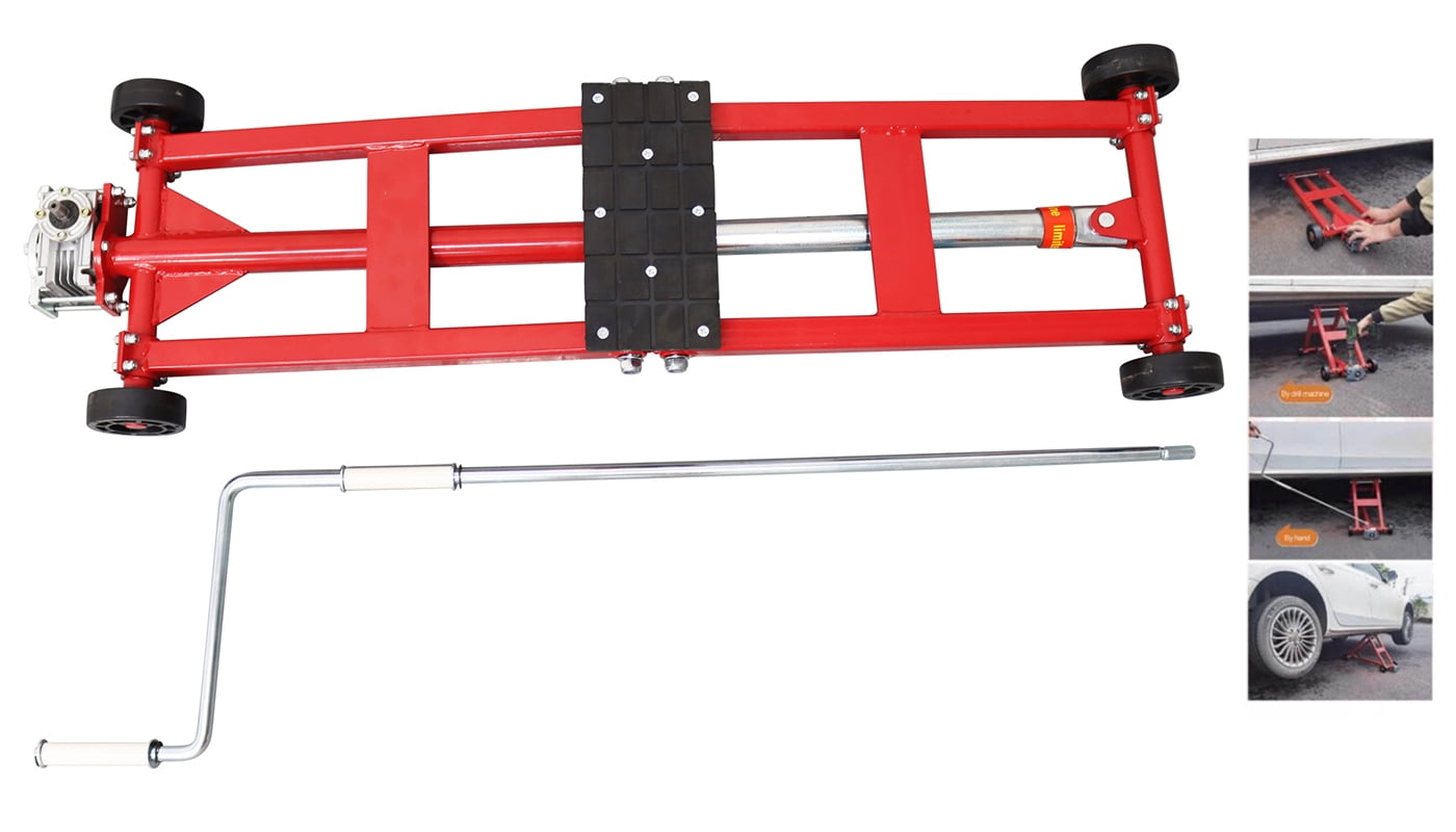 2 Ton Car Jack Portable Car Lift Adjustable Tilting Car Repair Tool ...
