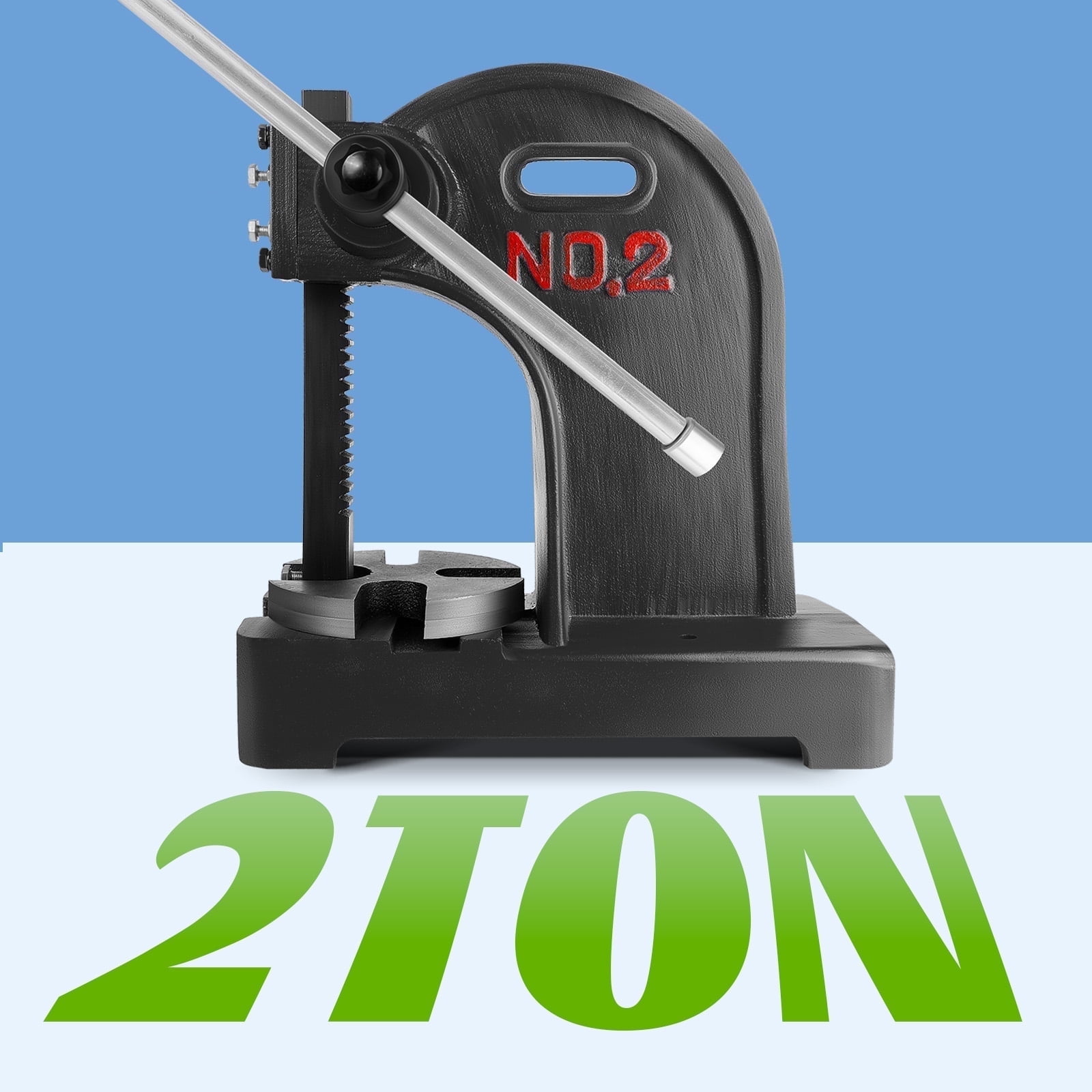 2 Ton Desktop Arbor Press, 8.5 Inch Height Leverage Design, Heavy duty ...