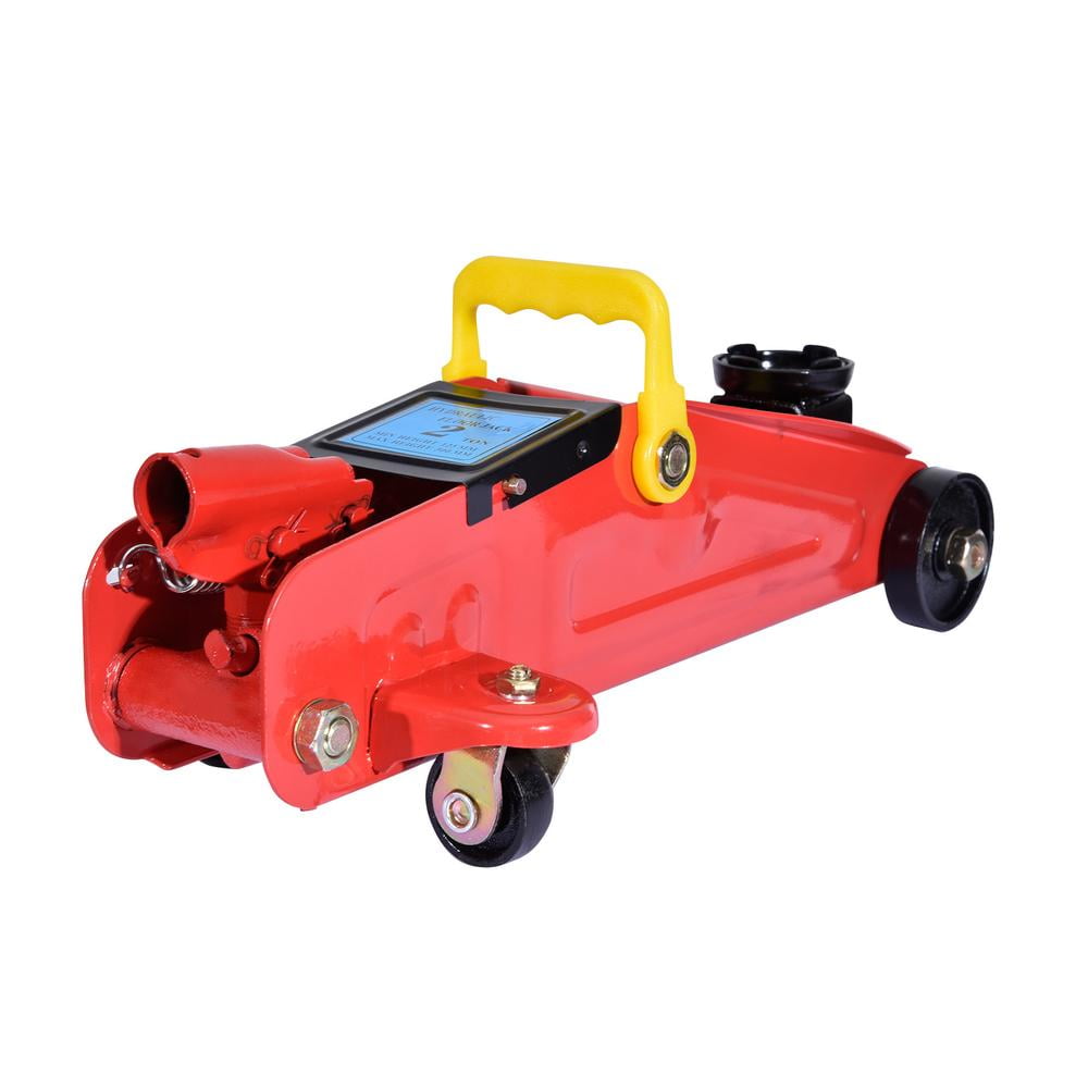 2 Ton Floor Jack For Car with 360 Rotation Handle, 2 Ton Trolley Jack ...
