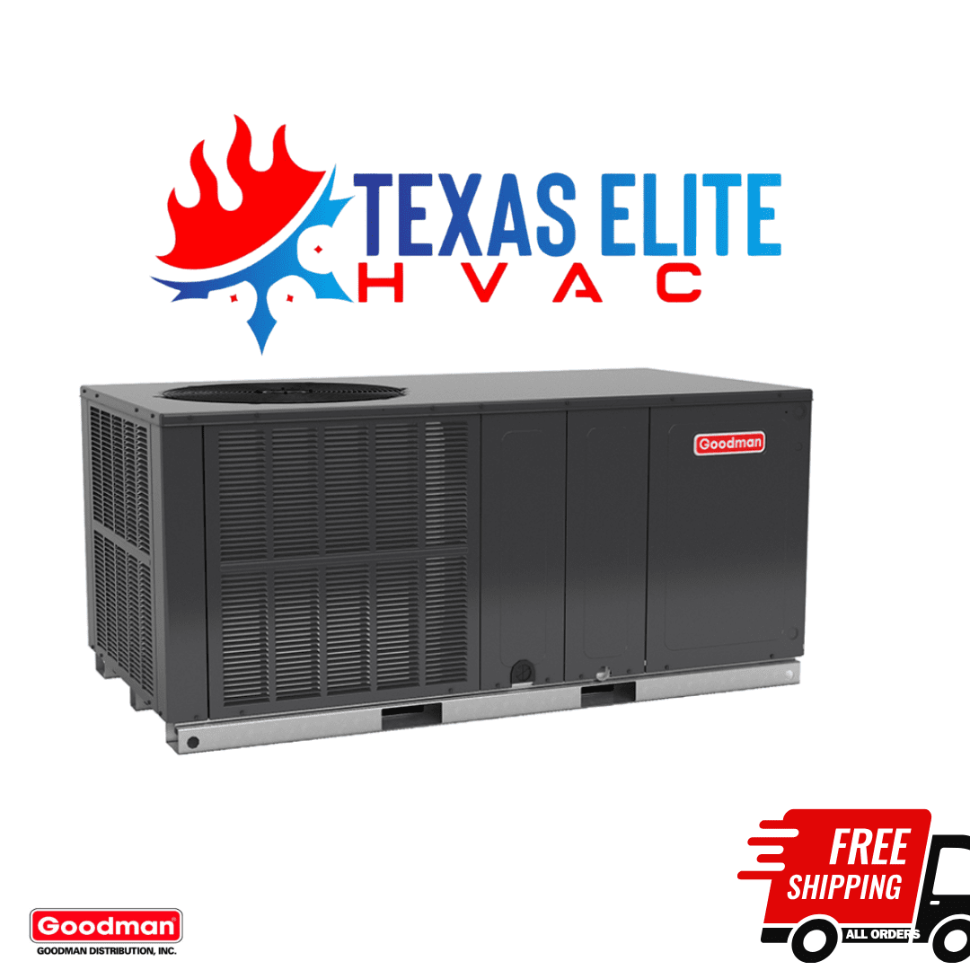 2 Ton Goodman Heat Pump Package Unit System Horizontal 13.4 SEER2 5kW ...