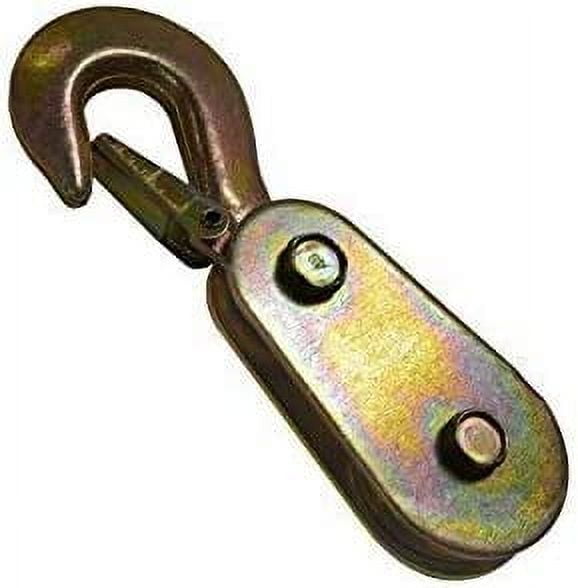 2 Ton Lifting Block Hook 6mm Cable Pulley (Designed for 1/4" Cable ...