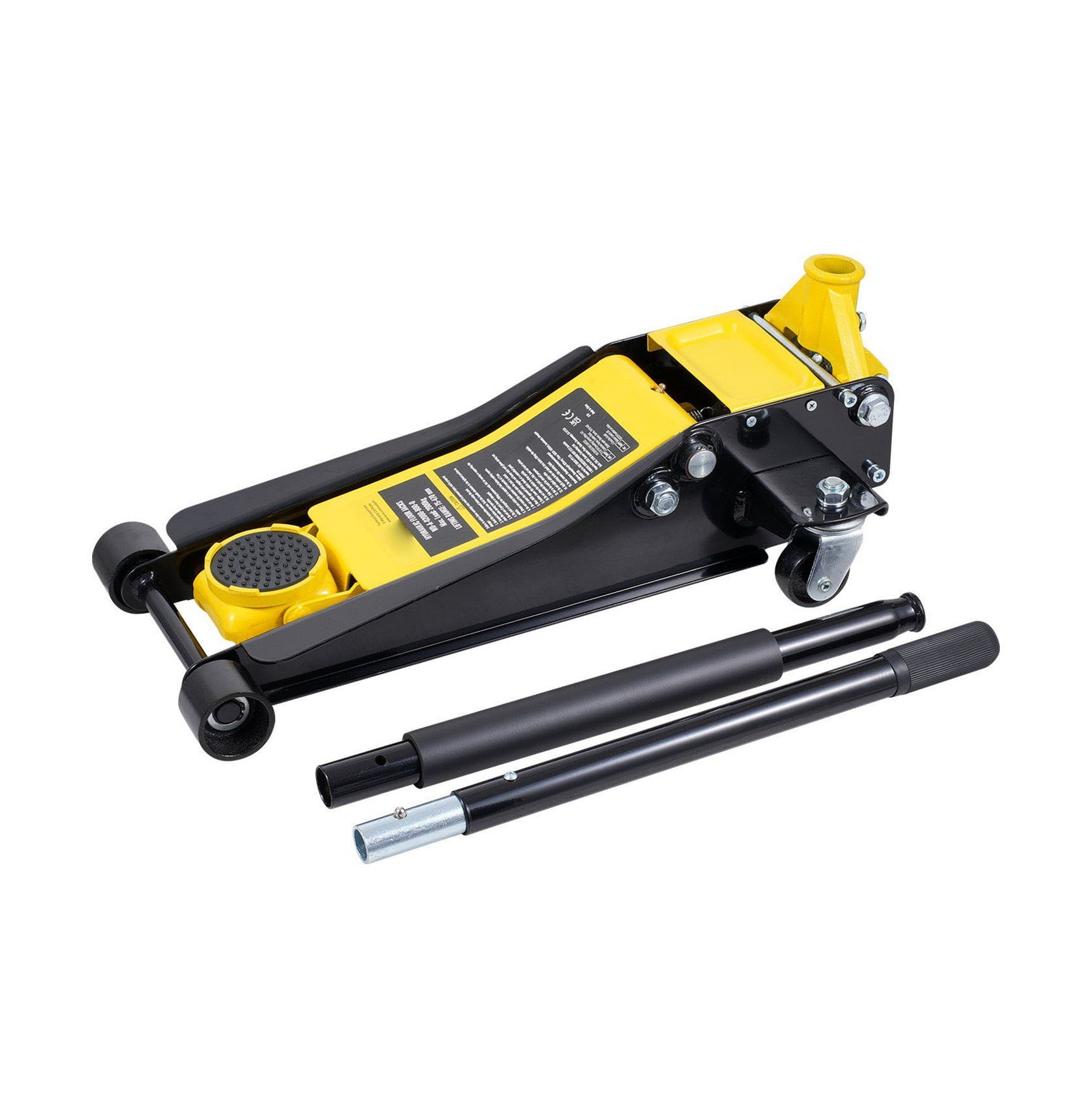 2 Ton Low Profile Floor Jack - Heavy Duty Dual Piston Rapid Pump Jack ...