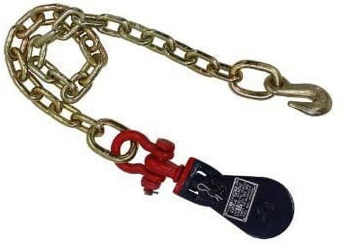 2 Ton Snatch Block Chain Extension Chain End Grab Hook Shackle ...