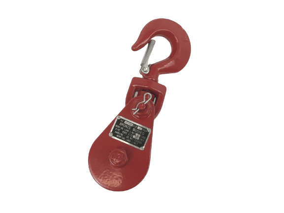 2 Ton Snatch Block with Swivel Snap Hook for 5/16" to 3/8" Wire Rope ...