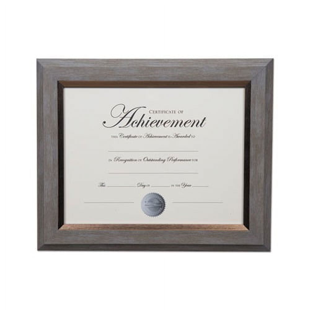 2-Tone Document Frame 8 1/2 x 11 Insert, Gray/Gold Frame - Walmart.com