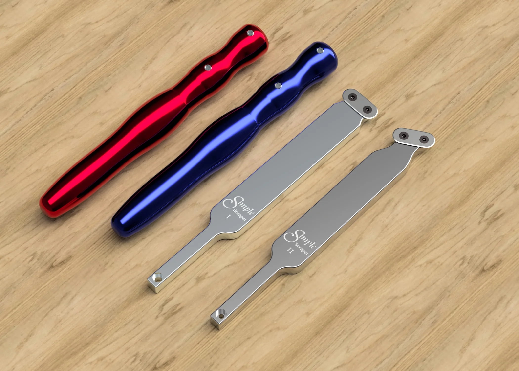 2 Tool Simple Scraper Set with Oval Cutters - Walmart.com