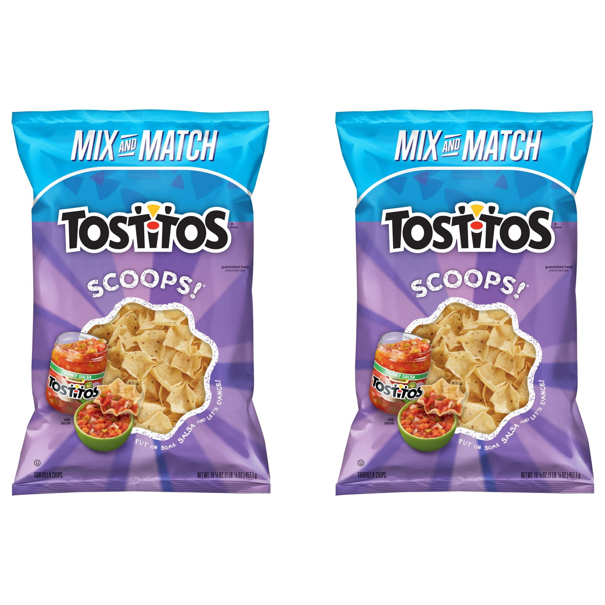 2 Tostitos Scoops - Pick n' Pack - Walmart.com