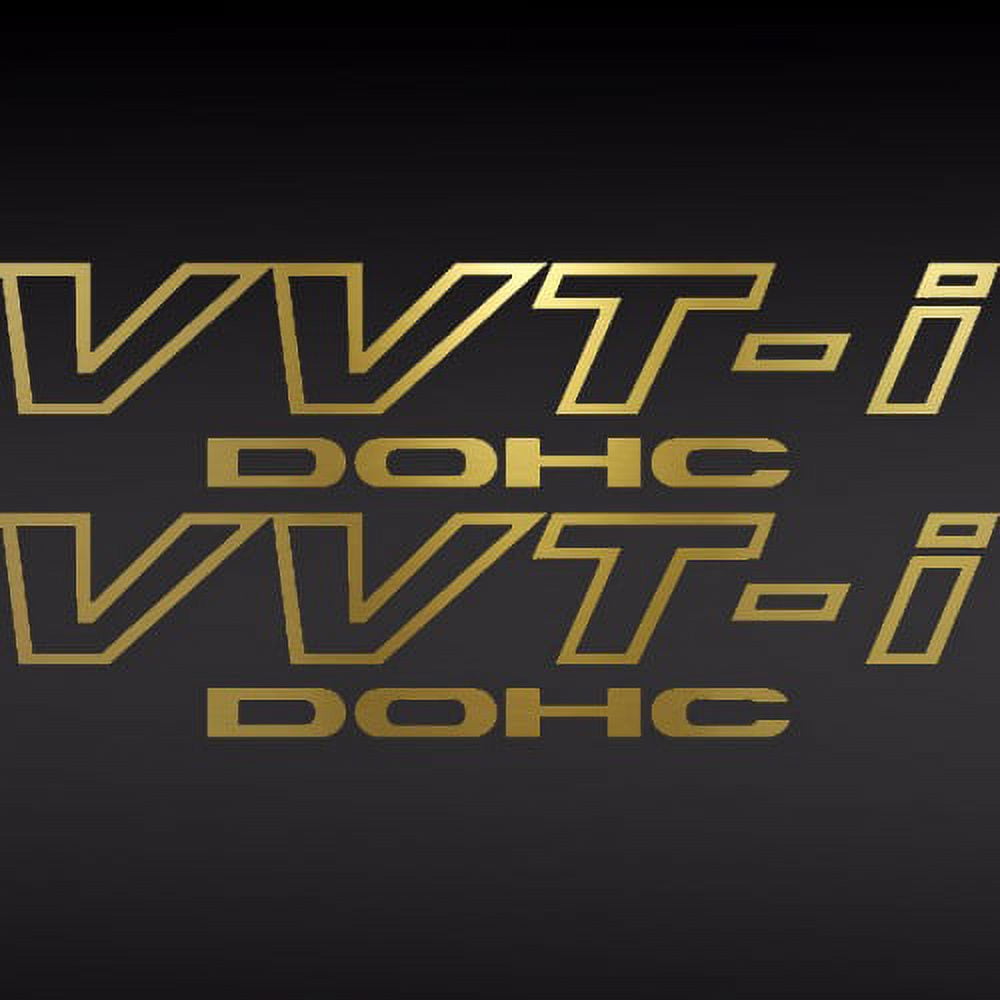 (2) Toyota Tech TRD VVT-I DOHC Vinyl Decal Car Window Sticker Supra ...