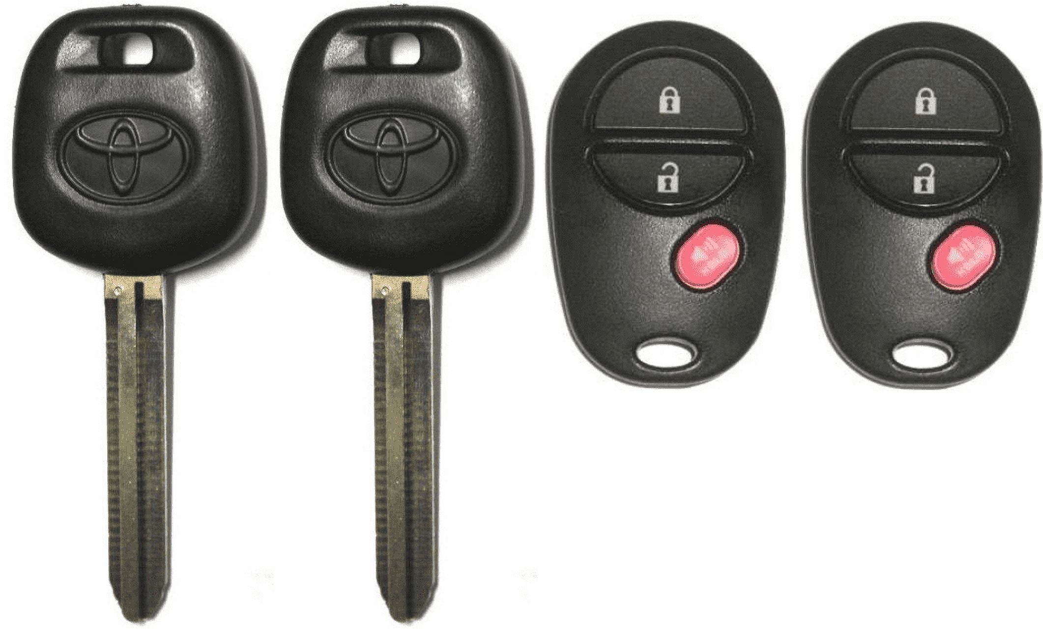 VLS Toyota Toy44D Transponder Key, Keyless Entry Remote, Automotive ...