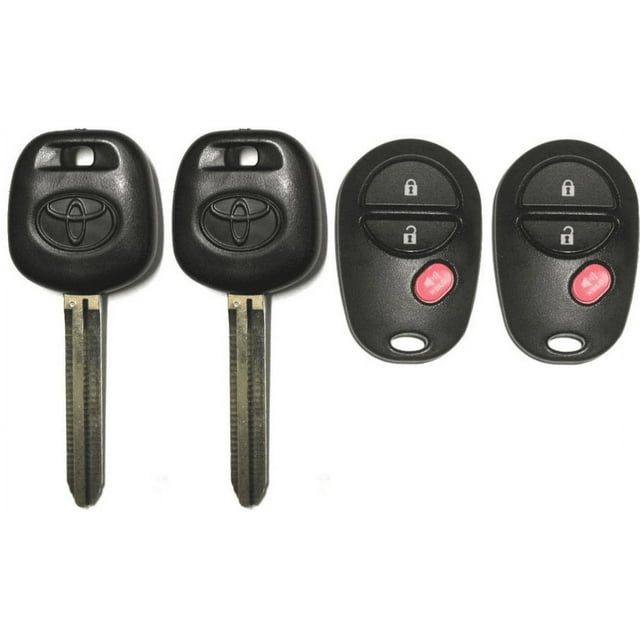 VLS Toyota Toy44D Transponder Key, Keyless Entry Remote, Automotive ...