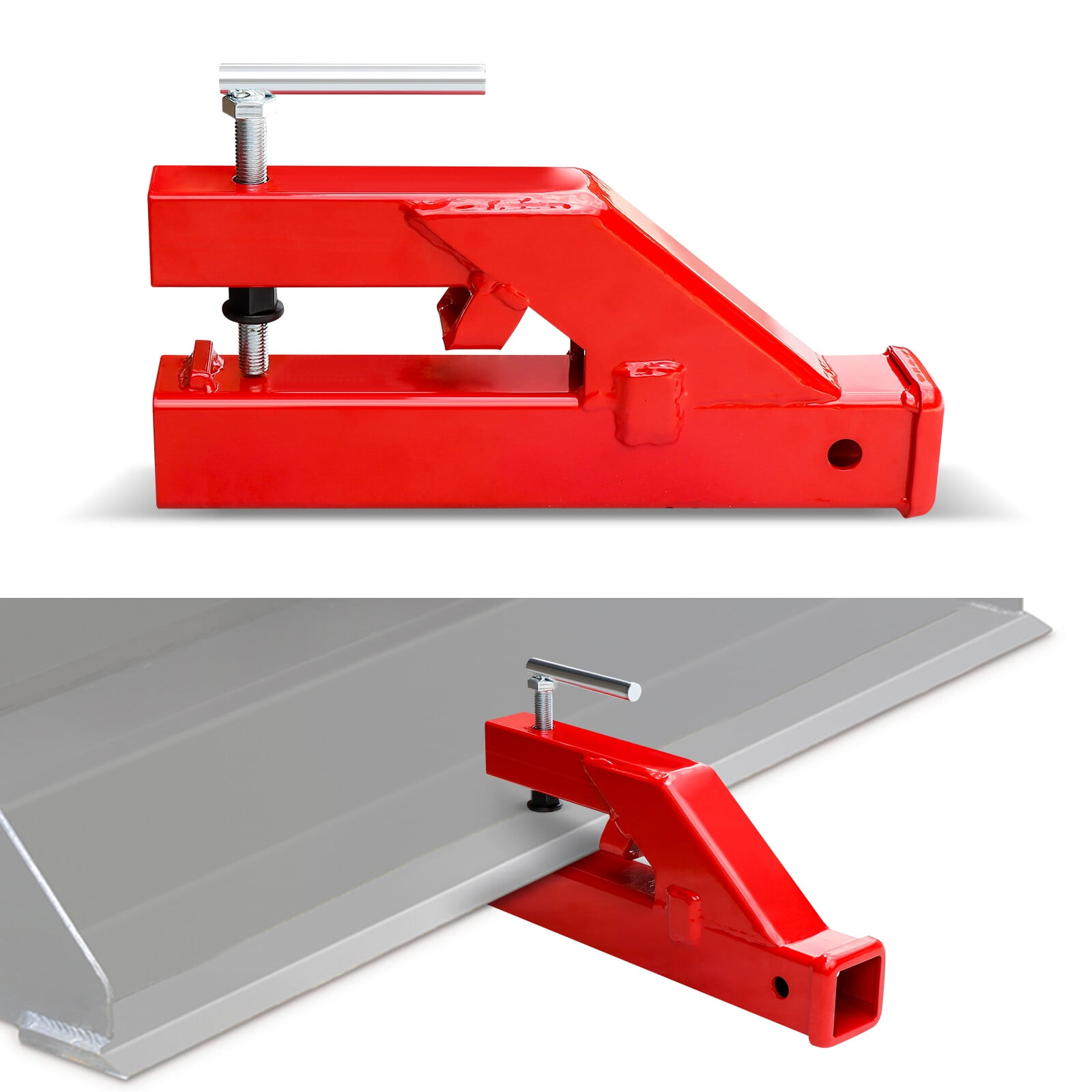 2" Trailer Hitch Bucket Clamp Ball Mount Receiver Fit Bobcat Tractor ...