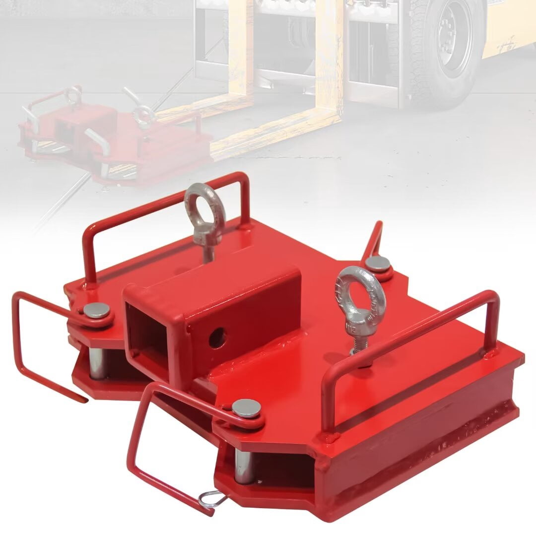 2" Trailer Hitch Receiver for Dual Pallet Forks, Blade Insert, 2 ...
