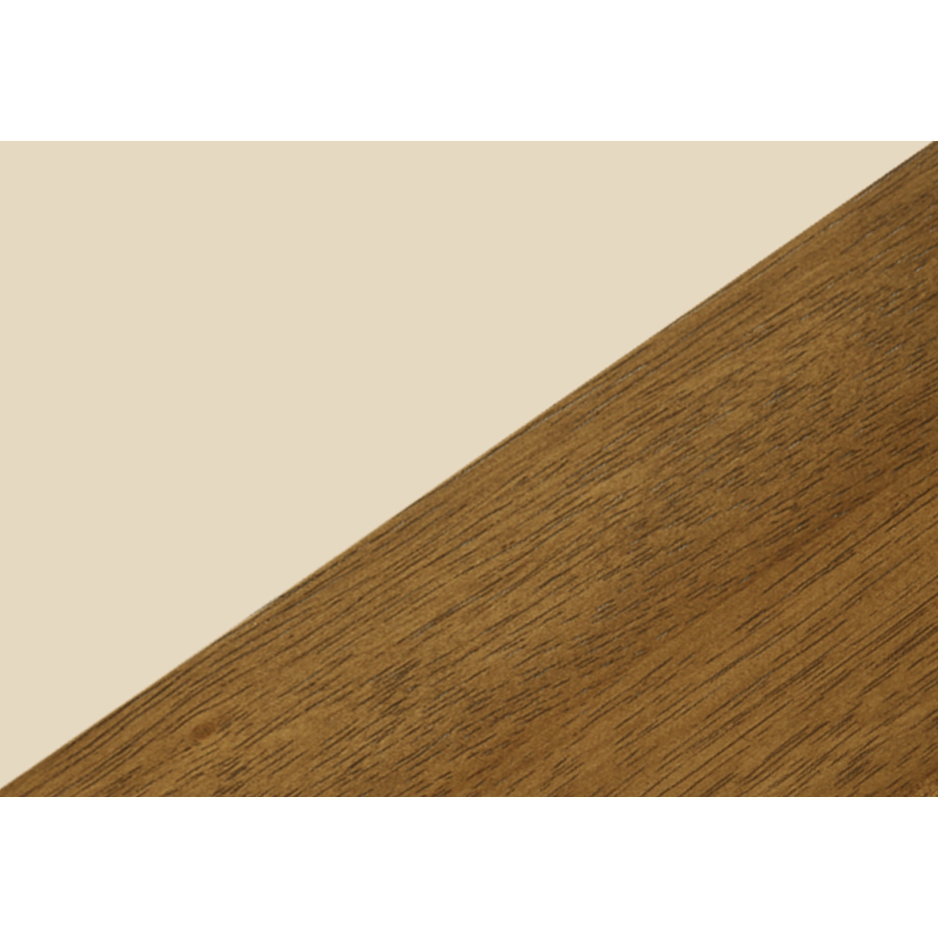 2 Transitional Dining Chairs, Solid Wood In Cream And Oak, Cozy Seat ...