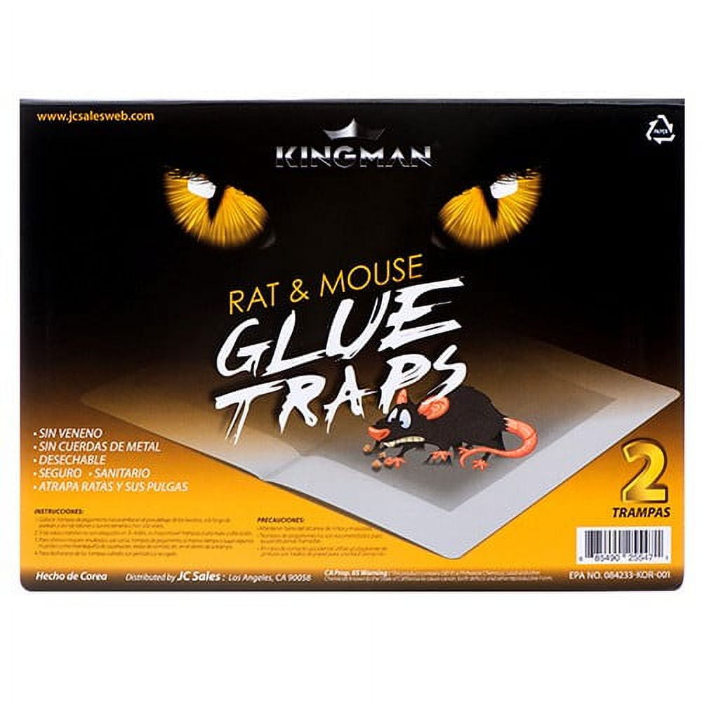 2 Traps / PK Mouse Rat Trap Glue Trap/Board/Card Rodent Trap - Walmart ...