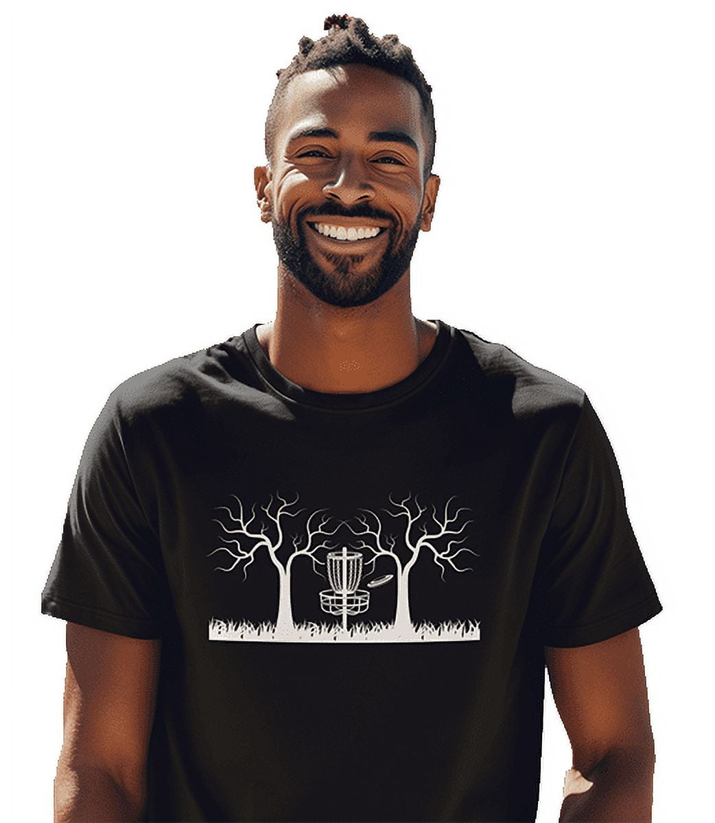 2 Trees 1 Basket Disc Golf Short Sleeve Tee - Walmart.com