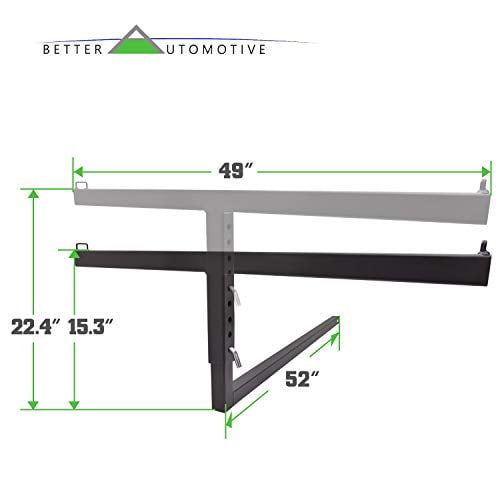 2” Truck Bed Trailer Hitch Mount Extender 500 LBS Capacity Utility ...