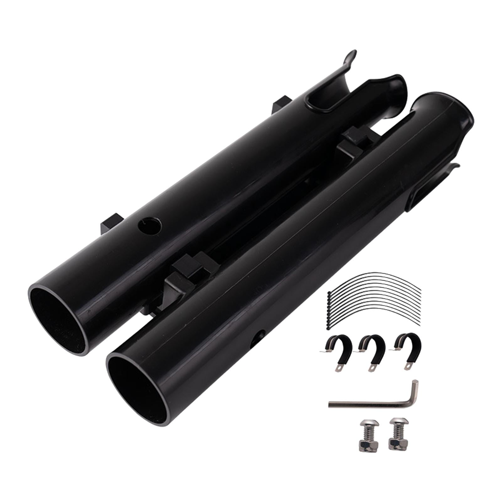 2 Tubes Bike Fishing Rod Holder for Fishing Pole Rod Rack Easy to Mount ...