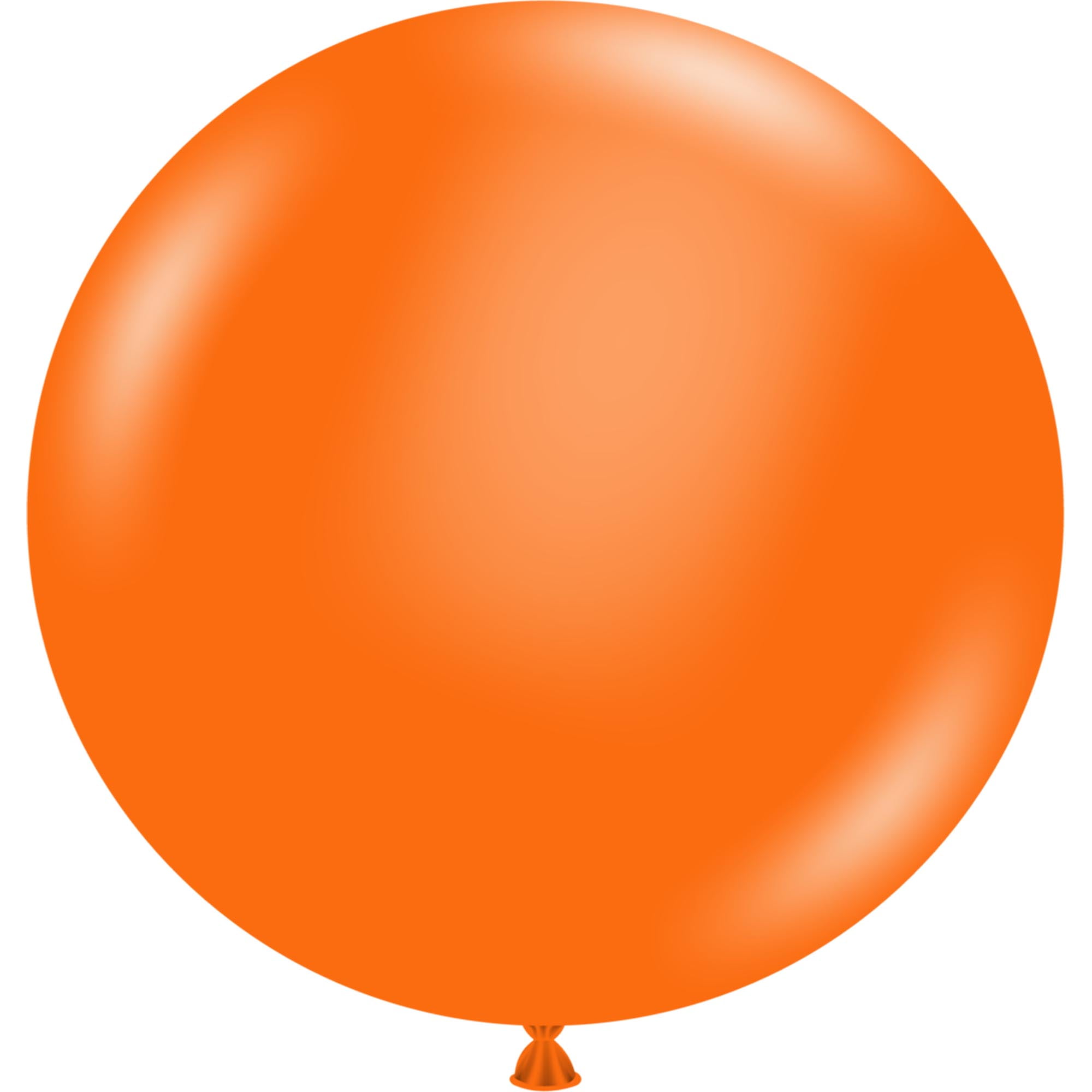 2 Tuftex Giant Orange Round Balloons 36" Made in USA - Walmart.com