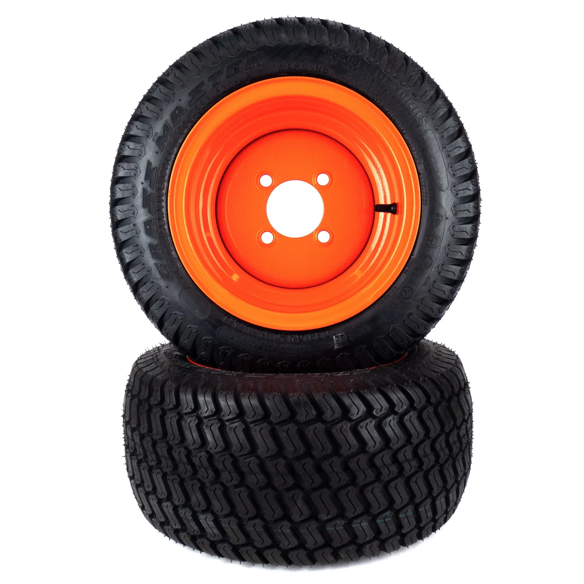 (2) Turf Front Wheel Assemblies 18x8.50-10 Fits Kubota BX2350D BX2360 ...