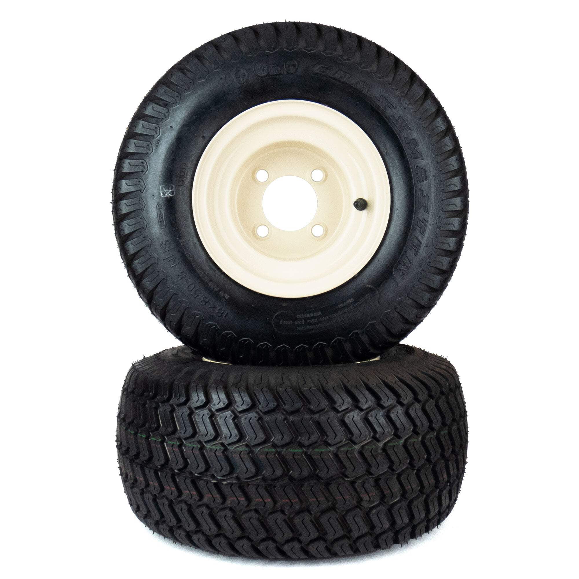 18x8.50-8 Wheel Assemblies with Tire Rims Compatible with Cub Cadet RZT ...