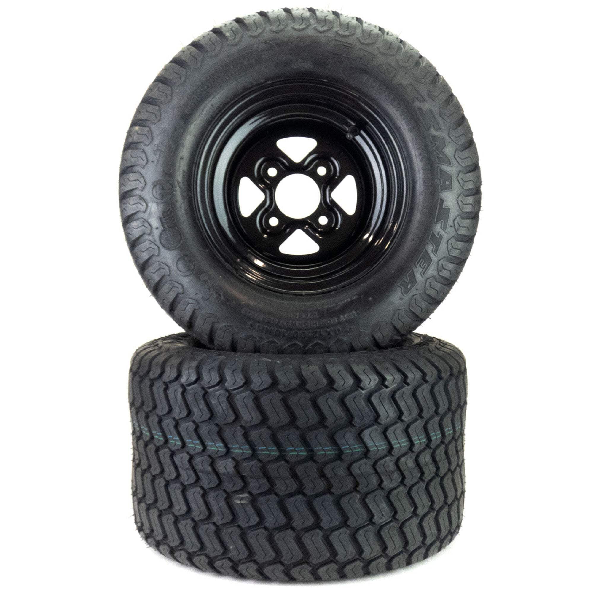Heavy Duty (2) 20x12.00-10 Tire Assemblies Compatible with Cub Cadet ...