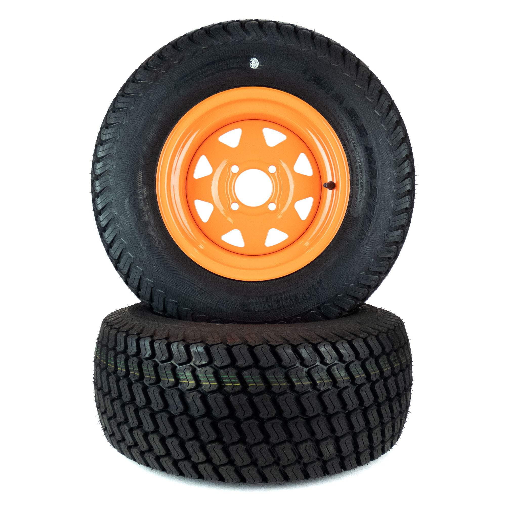 (2) Turf Wheel/Tire Assemblies 24x9.50-12 Fits Scag Tiger Cat 48 ...