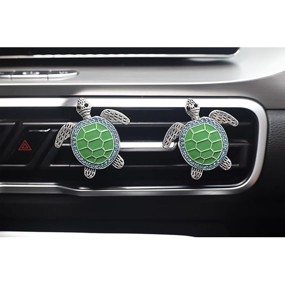 2 Turtle Car Air Conditioner Vent Clips, Cute Turtle Car Interior ...