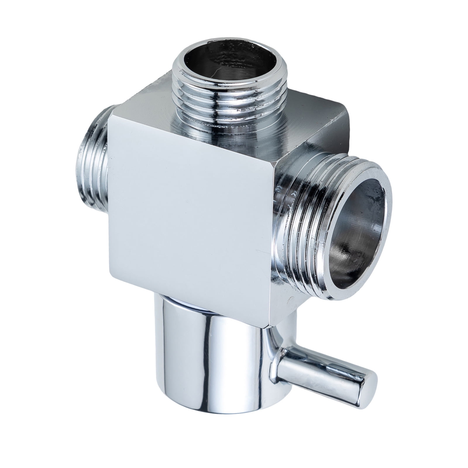 2. Two-Way Brass Shower Diverter Splitters Fast Switching Double Port ...