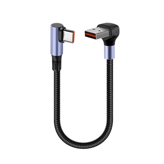 2. Type-C Short Cable 66W PD Fast Charges Nylon-Braided for Mobile ...