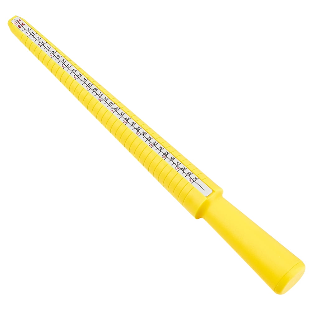 2 Types Ring Sizing Measuring Tool Plastic Ring Mandrel American Size ...