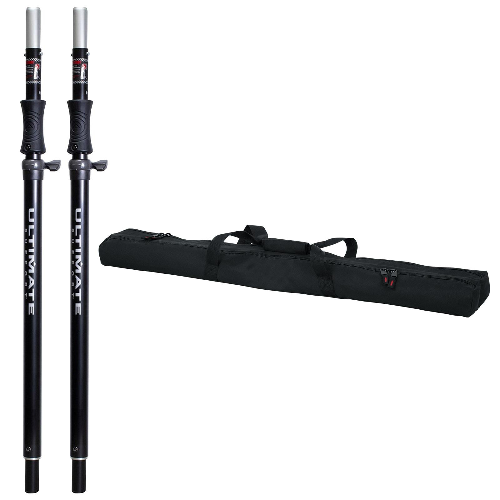 (2) Ultimate Support SP-100B Air-Powered Series Speaker Poles with ...