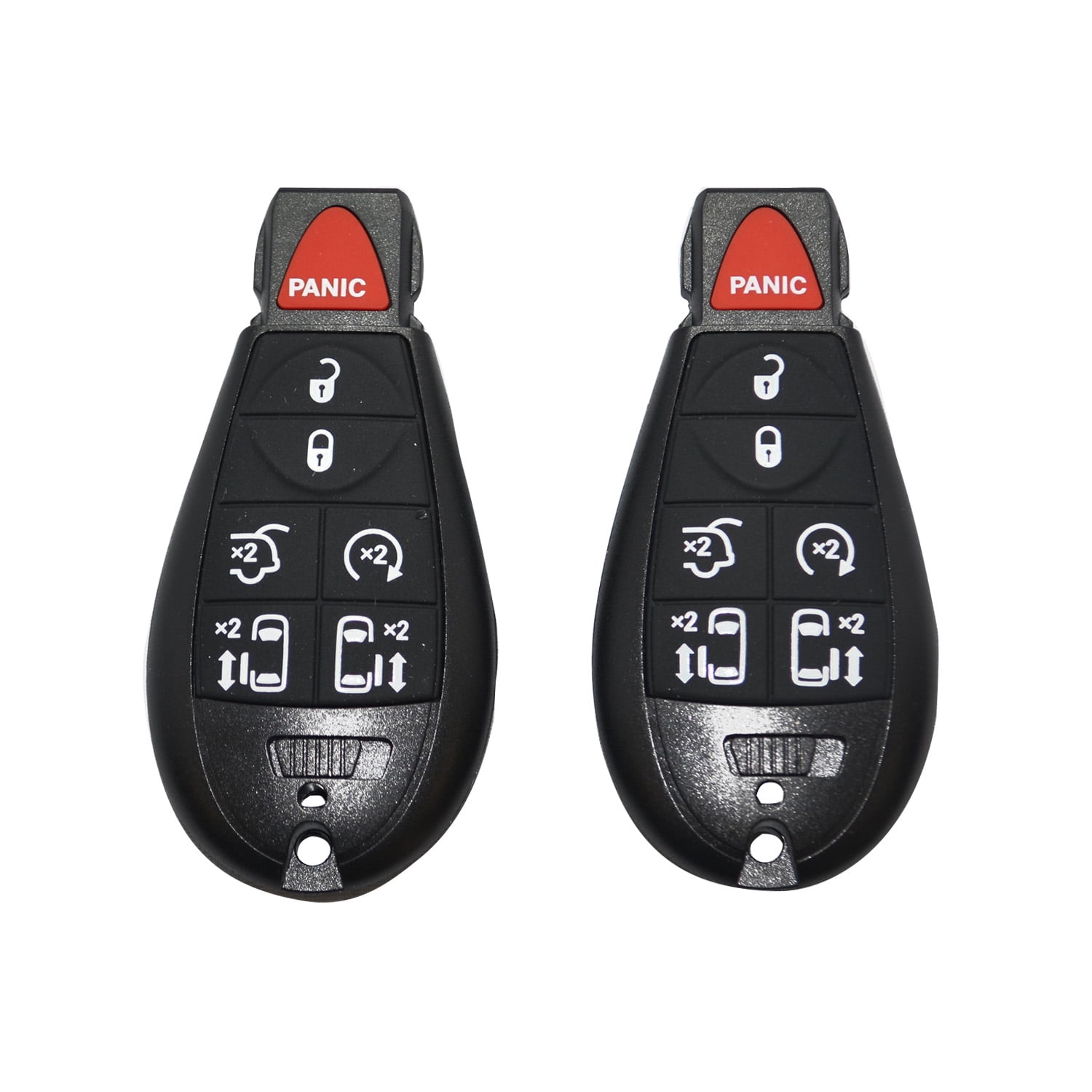 2 Uncut Replacement Fobik Smart Key Fob Keyless Remote for Chrysler ...
