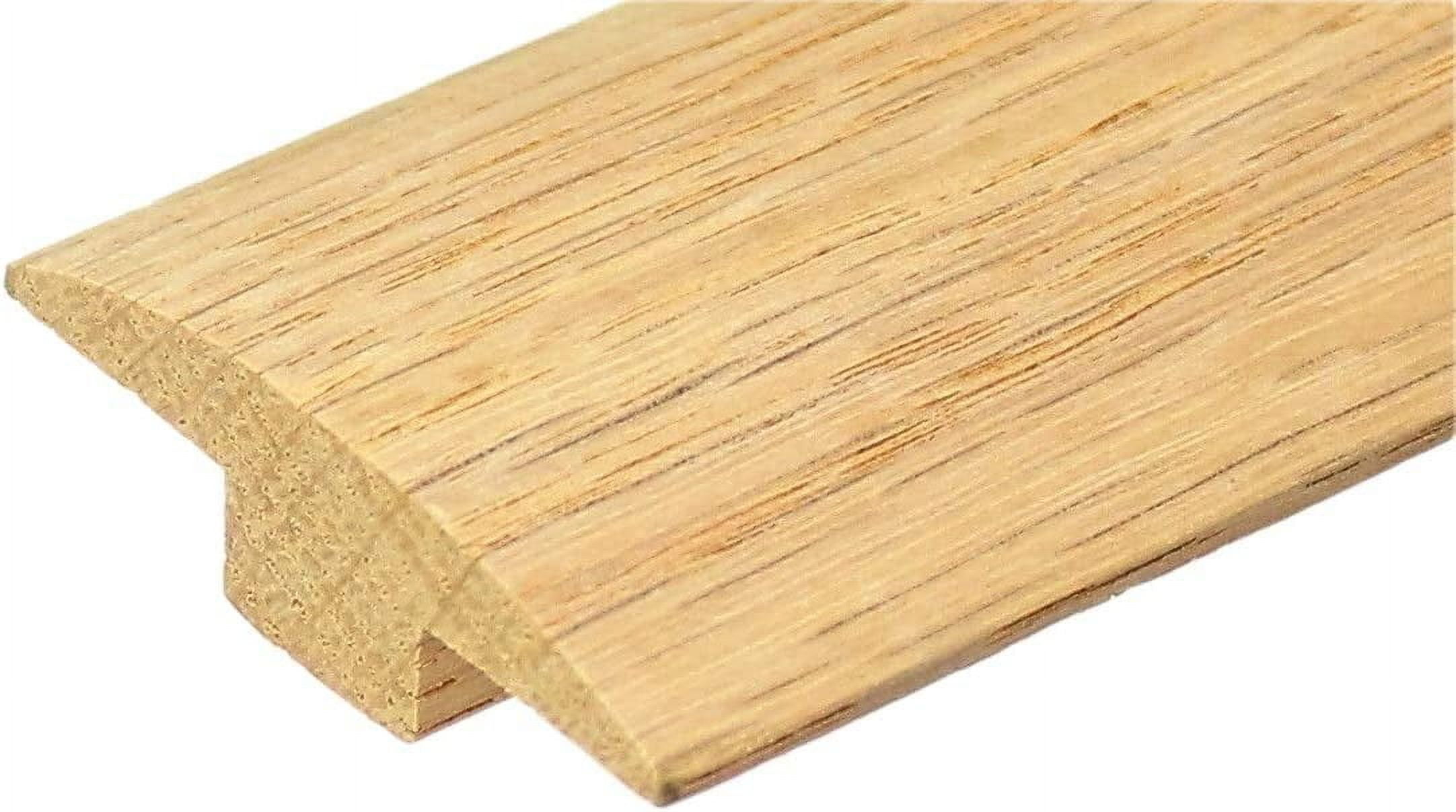 2" Unfinished Oak T-Molding 5/8" High W-1968-U (3 FT) - Walmart.com