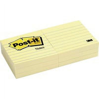 2 Unit Post-it Notes Original Lined Notepads, 600 x Canary Yellow - 3 ...