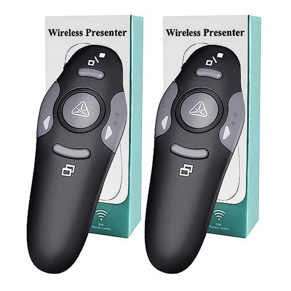 (2 Units) Wireless Presentation Clicker for PowerPoint, Wireless ...