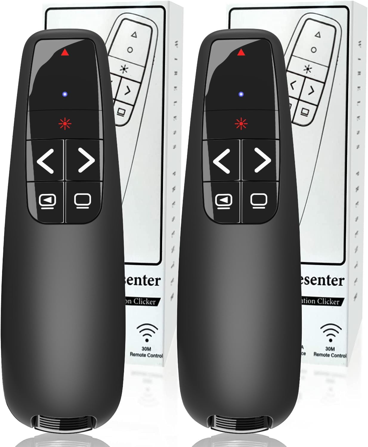 (2 Units) Wireless Presenter Remote, Clicker for Laptop PowerPoint ...