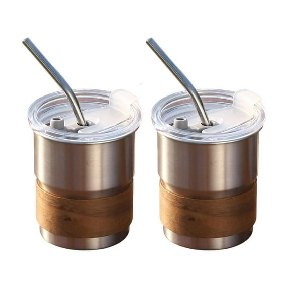 2 Untarnished Coffee Goblets Heat Cold Resistant For Commuting Sports ...