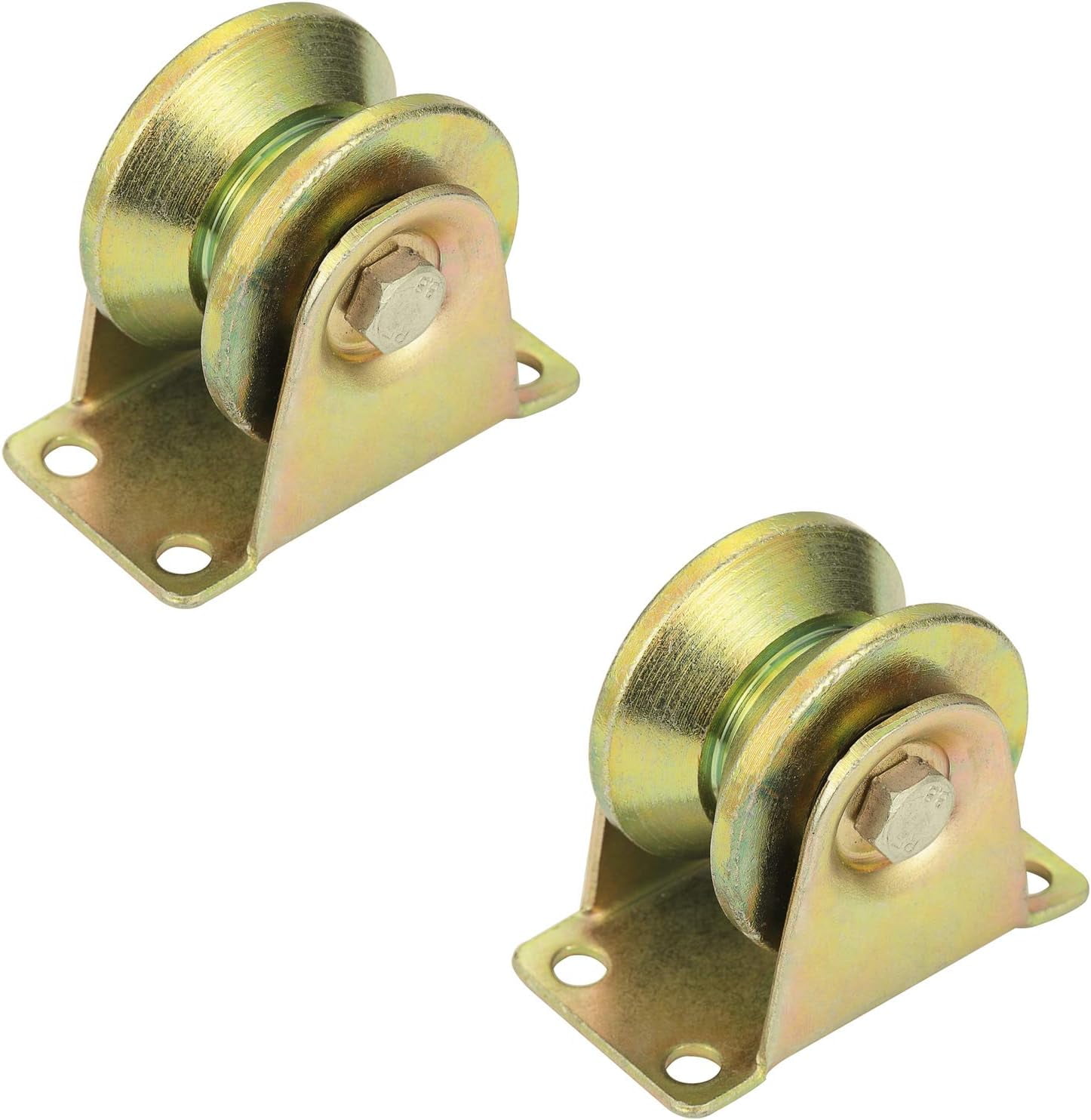 2" V Groove Rigid Caster Wheel for Industrial Machines Carts,Sliding ...