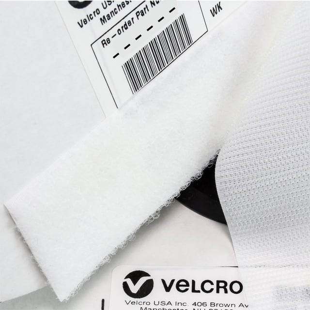 2" - VELCRO® Brand Loop 3610 Knit Nylon Sew-On - White - Walmart ...