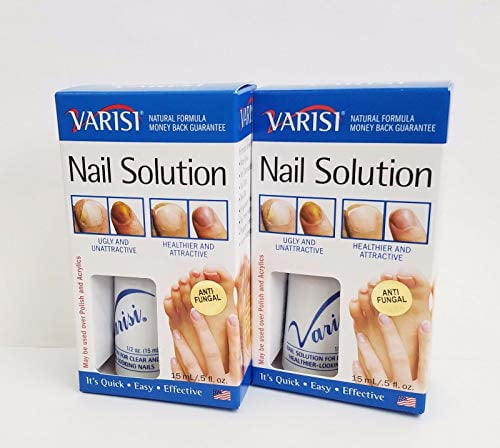 2 Varisi Nail Solution for Nail Fungus Kill Fungus 0.5oz/15ml - Walmart.com