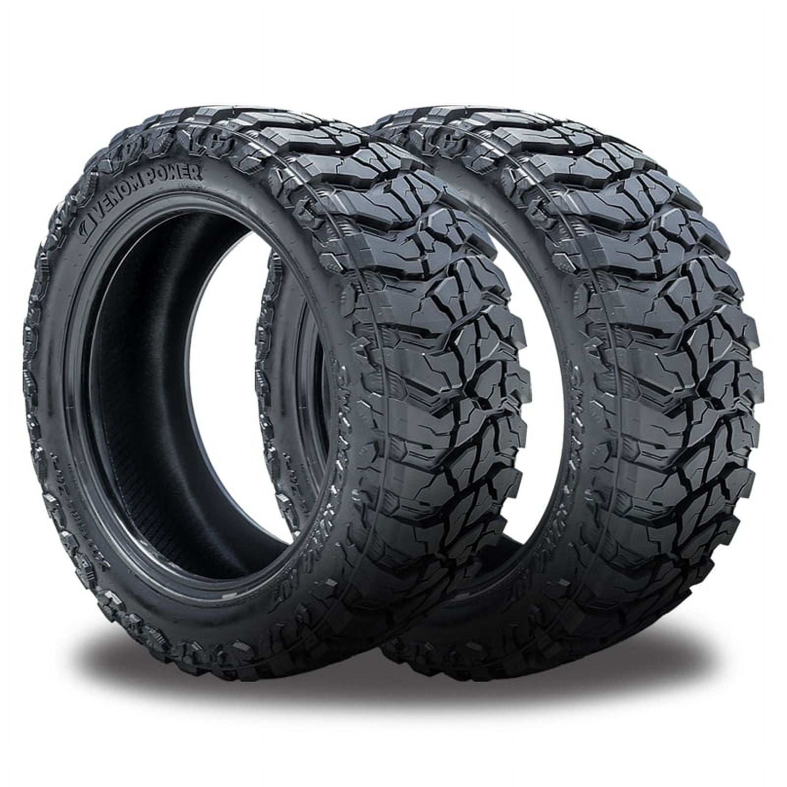 2 Venom Power Swamp Thing M/T 33x12.5x20 119Q Mud Tires [ Load F, 12 PLY ] CVPSWMT04 / 33/12.5 ...