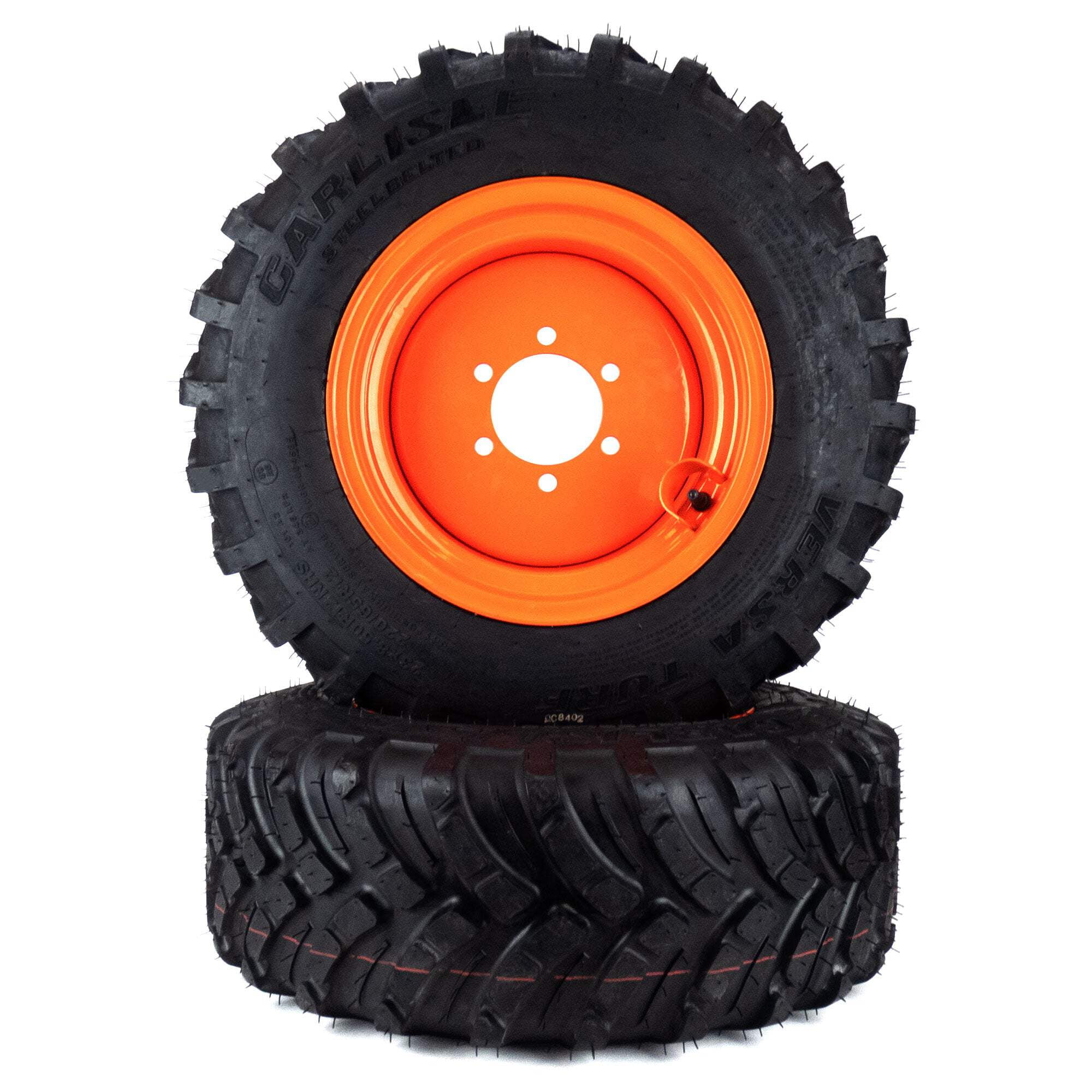 Pair of Carlisle Versa Turf Tires Assemblies 23x8.50-12 for Kubota ...