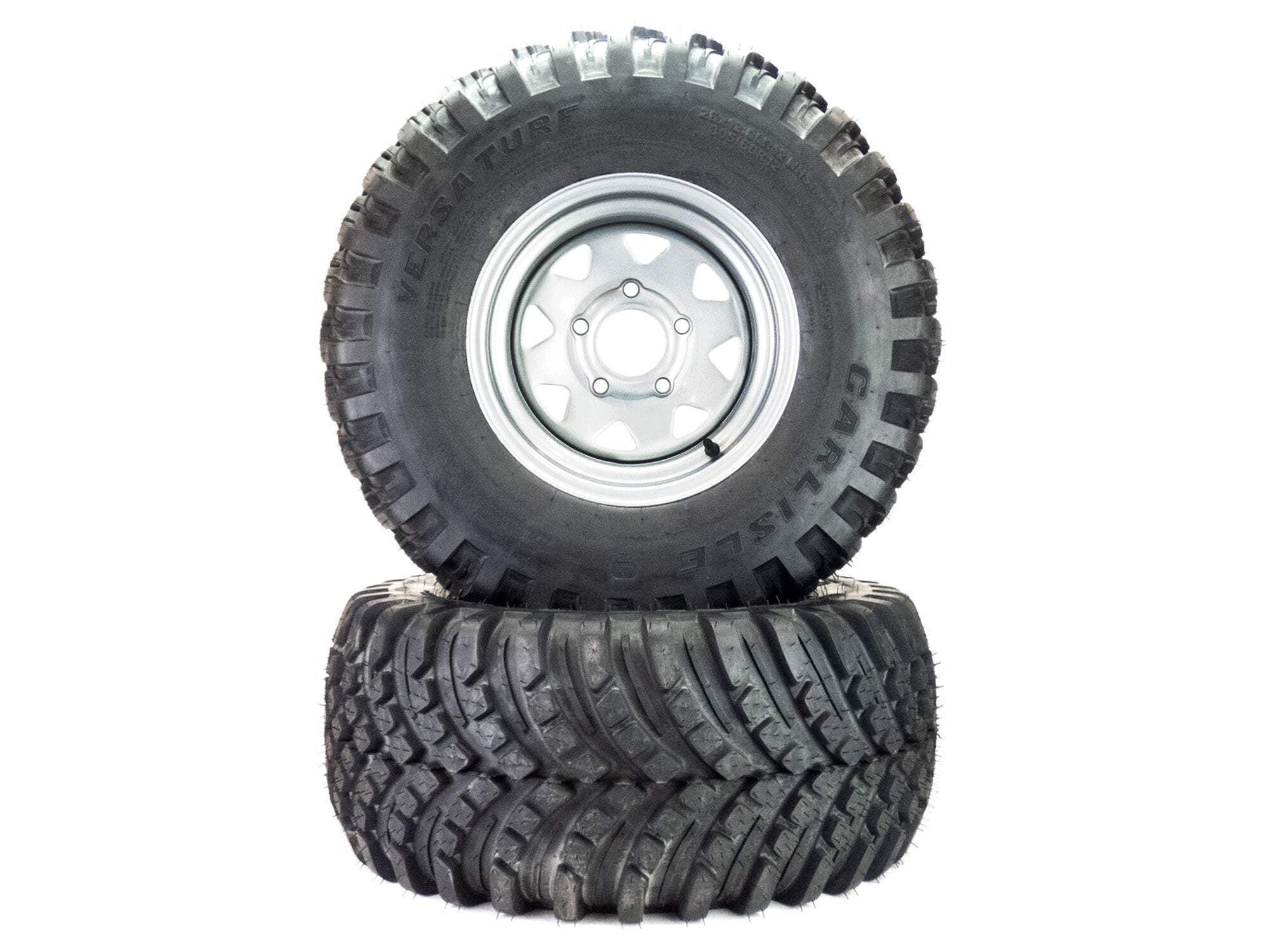 (2) Versa Turf Tire Assemblies 26x12.00-12 Fits Hustler Super 88 607647 ...