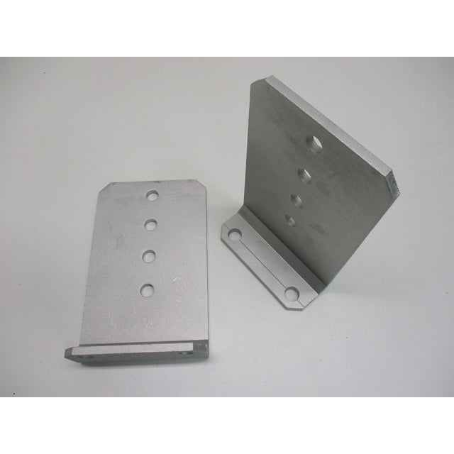 (2) Vertical Pontoon Boat Trailer Bunk Bolster L Brackets / 5" by 8 ...