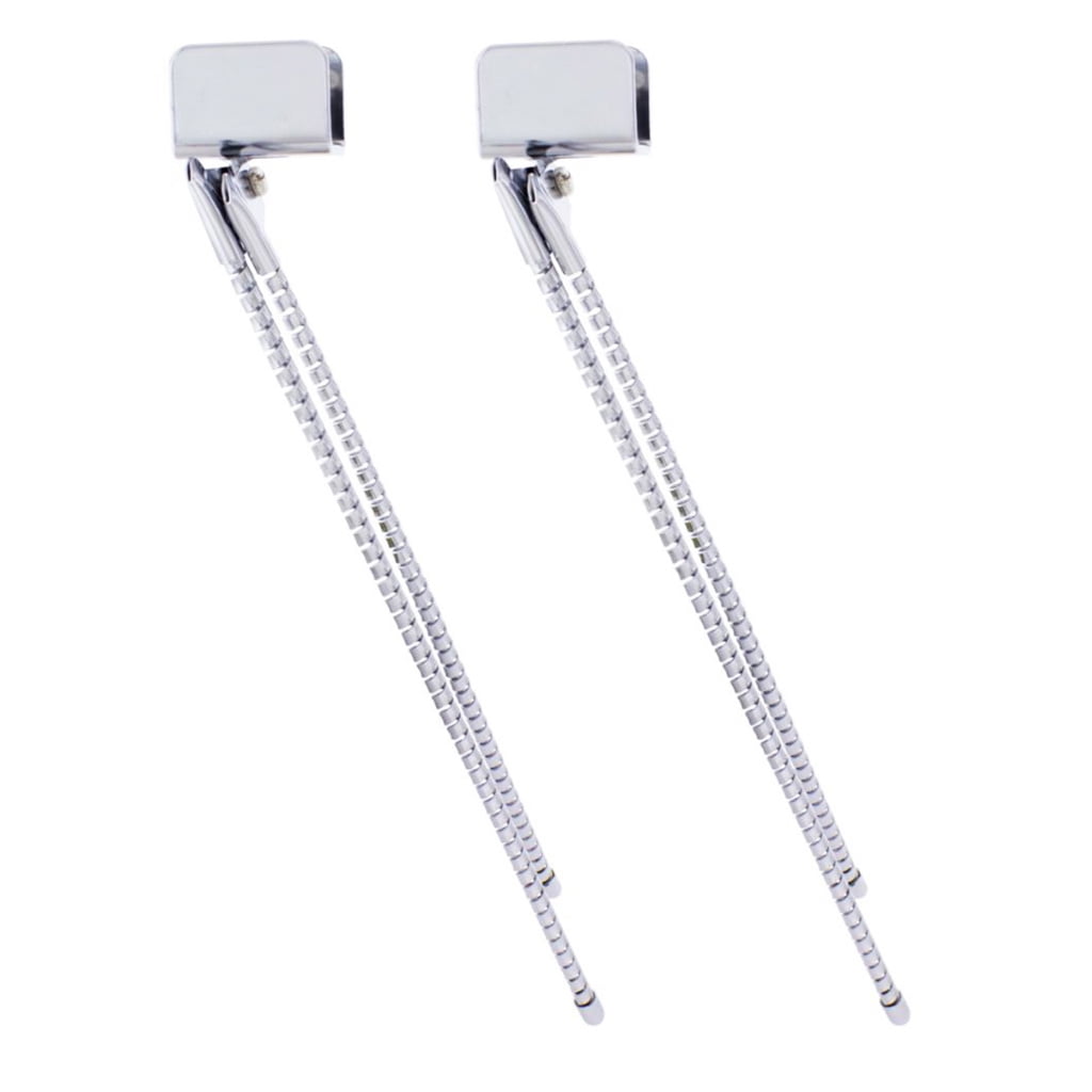 (2) Vintage Classic Antique Car Truck Universal Spiral Chrome Curb ...